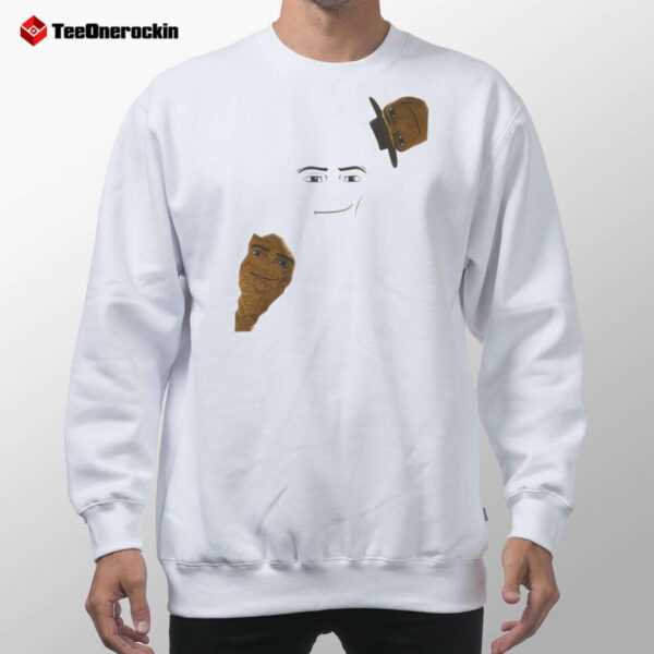 Roblox Man Face Chicken Nuggets Meme 2024 Shirt